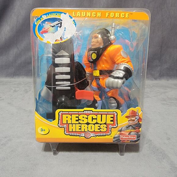 Fisher-Price | Toys | Fisher Price Rescue Heroes Launch Force Roger Houston 7892 | Poshmark